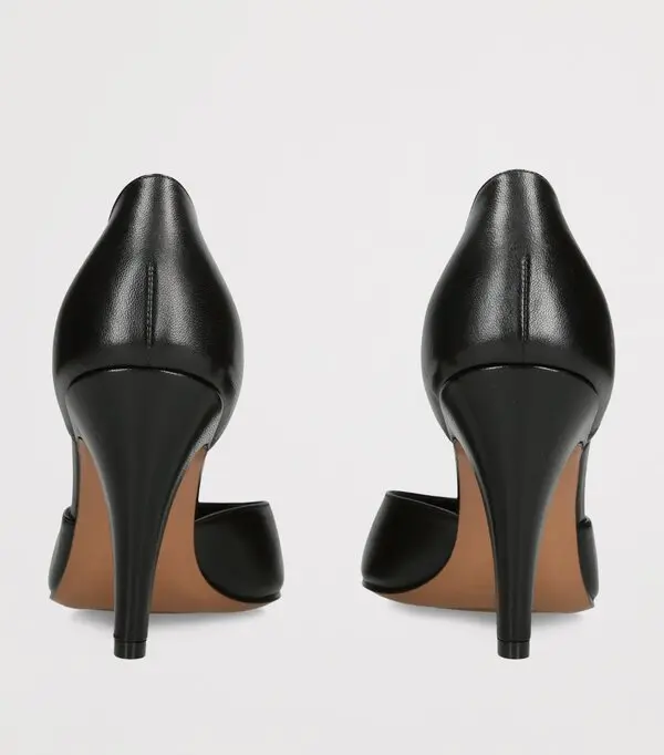 THE ROW Ornella Leather D'orsay Pumps 90