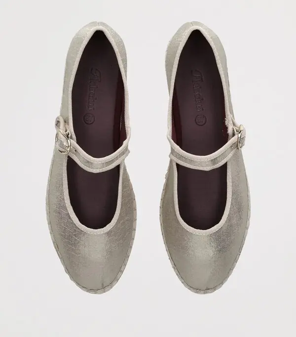FLABELUS Flor Mary Jane Flats - Nude