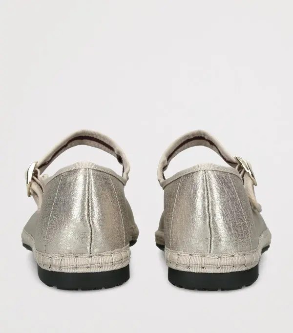 FLABELUS Flor Mary Jane Flats - Nude