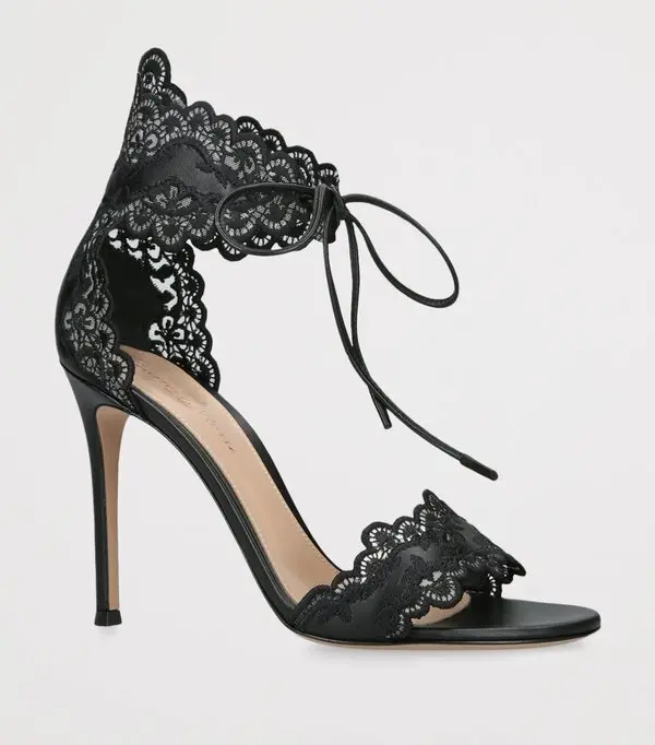 GIANVITO ROSSI Leather Evie Sandals 105