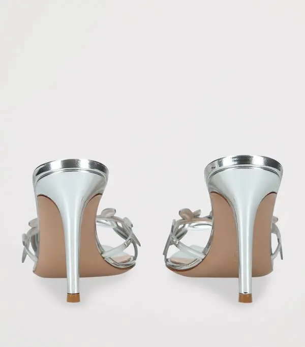 GIANVITO ROSSI Leather Flavia Heeled Sandals 85