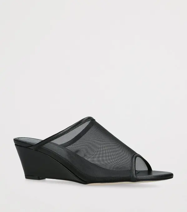 AeydĒ Suzanne Wedge Sandals - Black