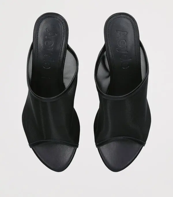 AeydĒ Suzanne Wedge Sandals - Black