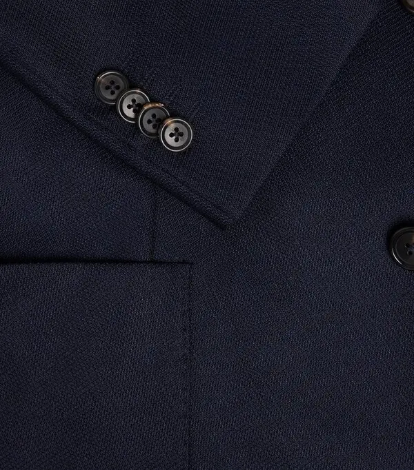 Corneliani Virgin Wool-silk Unlined Whisper Blazer