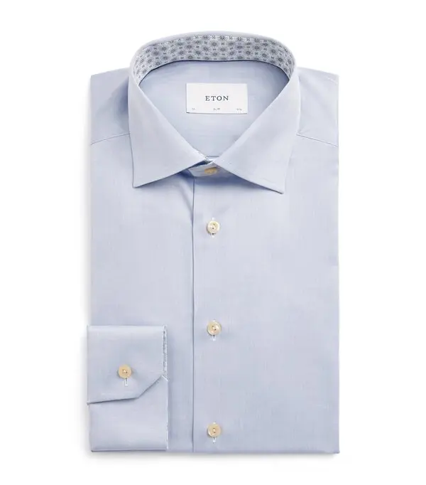 Eton Cotton Slim Fit Shirt - Blue