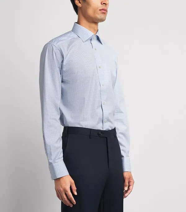 Eton Cotton Slim Fit Shirt - Blue