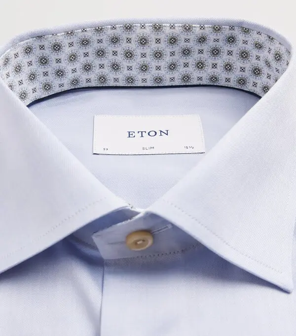 Eton Cotton Slim Fit Shirt - Blue