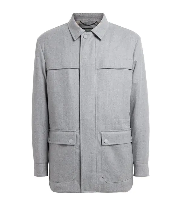 Canali Wool Field Jacket