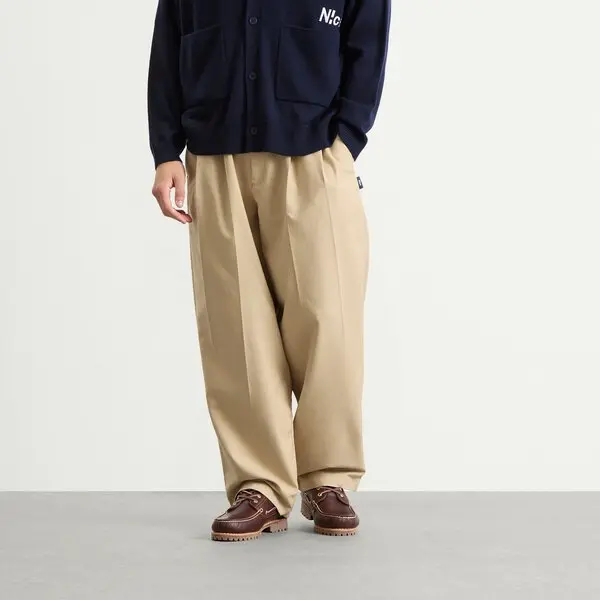N!CE Double Pleat Belted Trousers