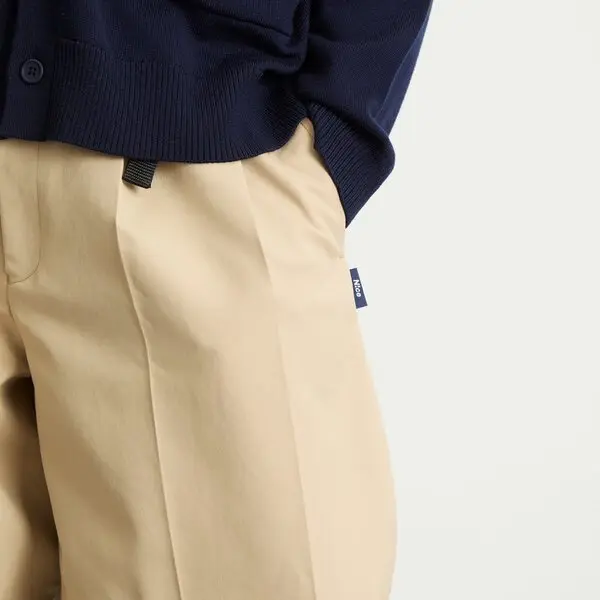 N!CE Double Pleat Belted Trousers