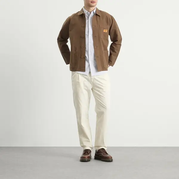 SERVICE WORKS Canvas Chore Shirt - Bark