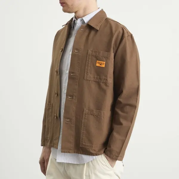 SERVICE WORKS Canvas Chore Shirt - Bark