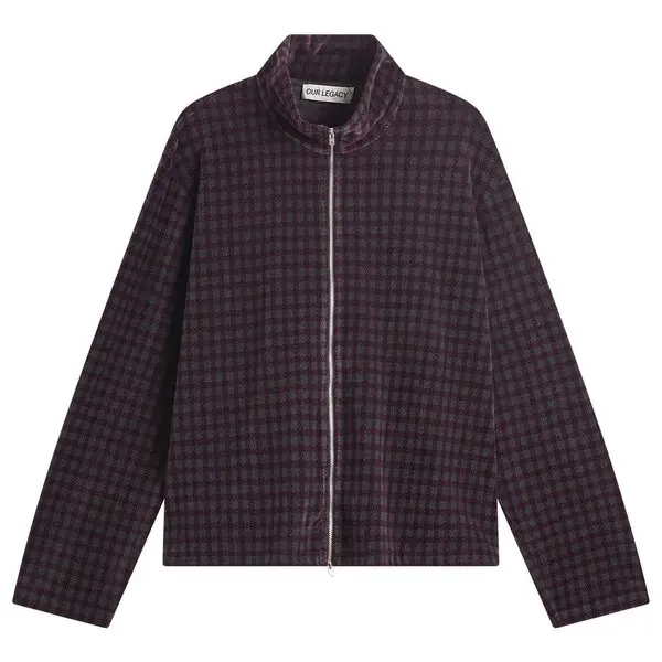Our Legacy Shrunken Velvet Full Zip