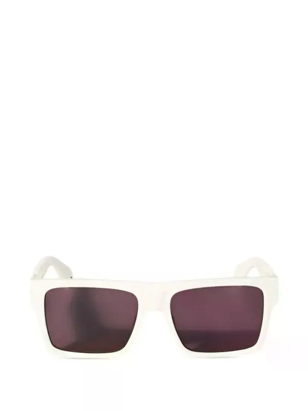 Off-White Rectangle-frame Sunglasses - White