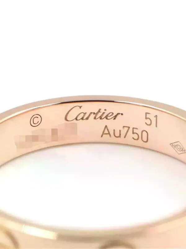 Cartier Rose Gold Love Ring - Pink