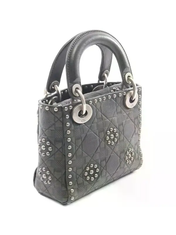 Dior 2000s Lady Studded Tote Bag