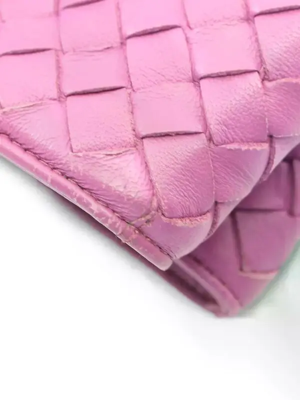 Bottega Veneta 2010s Intrecciato Tote Bag - Pink
