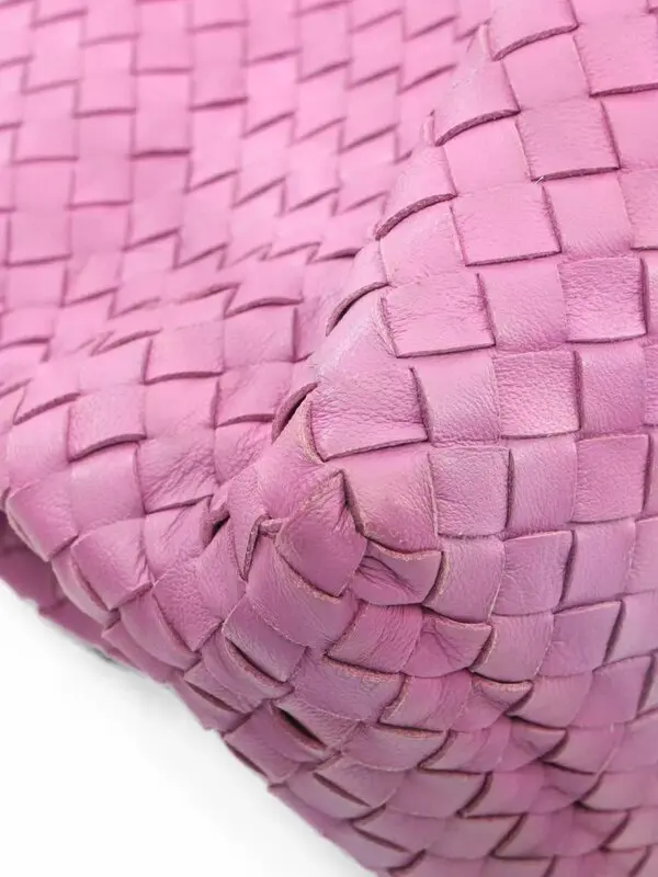 Bottega Veneta 2010s Intrecciato Tote Bag - Pink