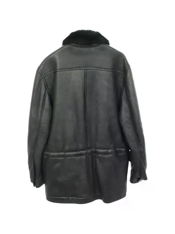 Hermès 2000s Mouton Lamb Leather Coat
