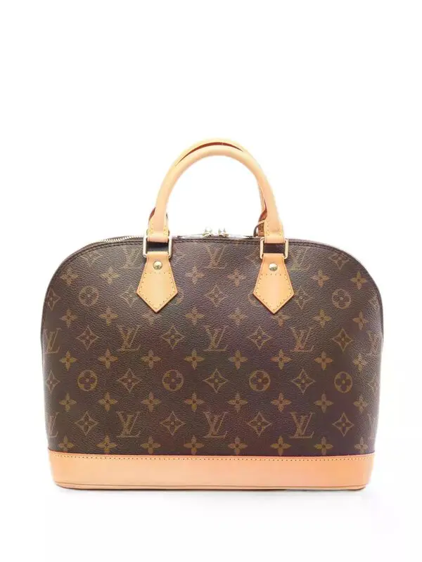 LOUIS VUITTON 2000 Monogram Alma Pm Satchel Bag - Brown