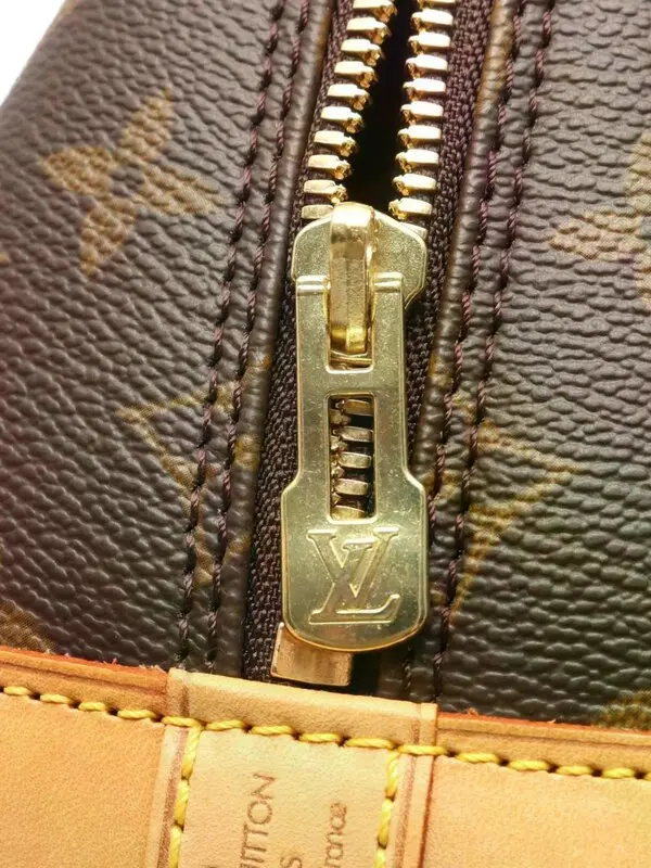 LOUIS VUITTON 2000 Monogram Alma Pm Satchel Bag - Brown