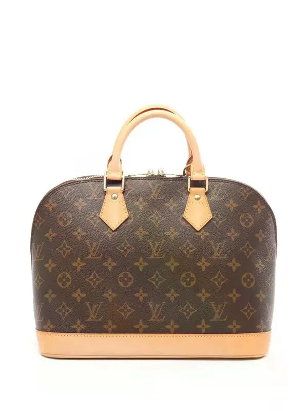 LOUIS VUITTON 2000 Monogram Alma Pm Satchel Bag - Brown
