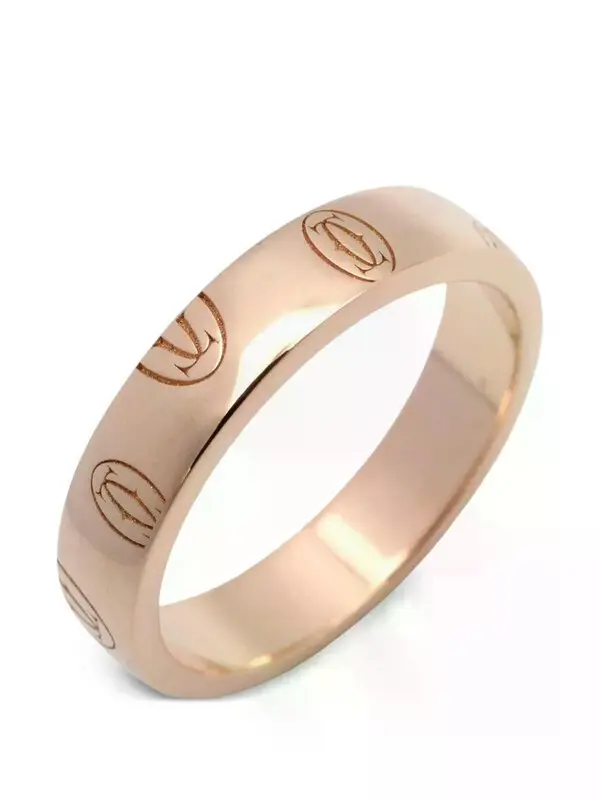 Cartier 18k Rose Gold Happy Birthday Ring