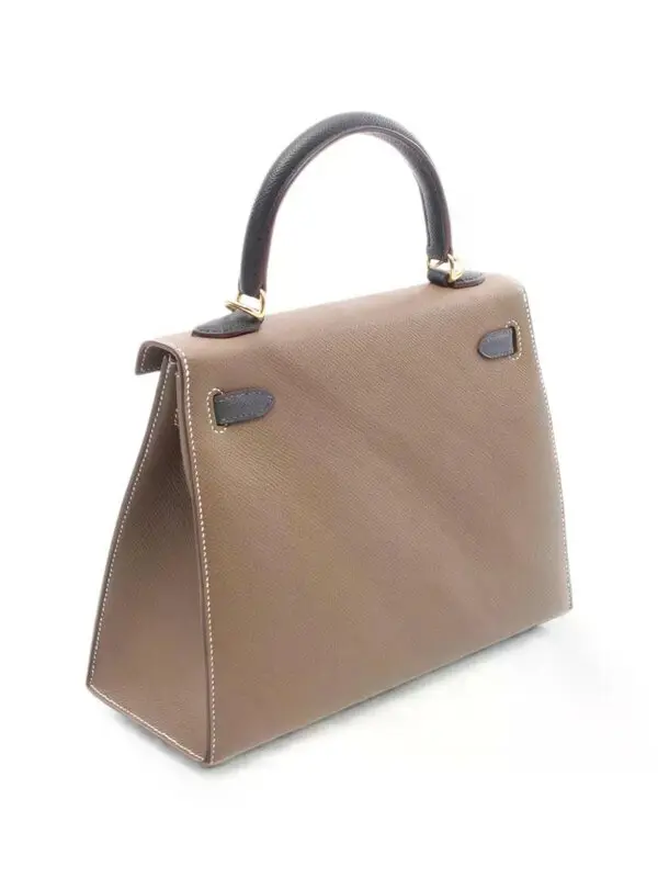 Hermès Kelly 25 Leather Tote Bag - Brown
