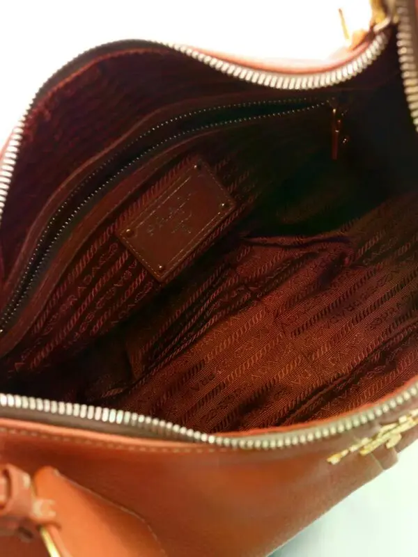 Prada 2000s Name Tag Shoulder Bag