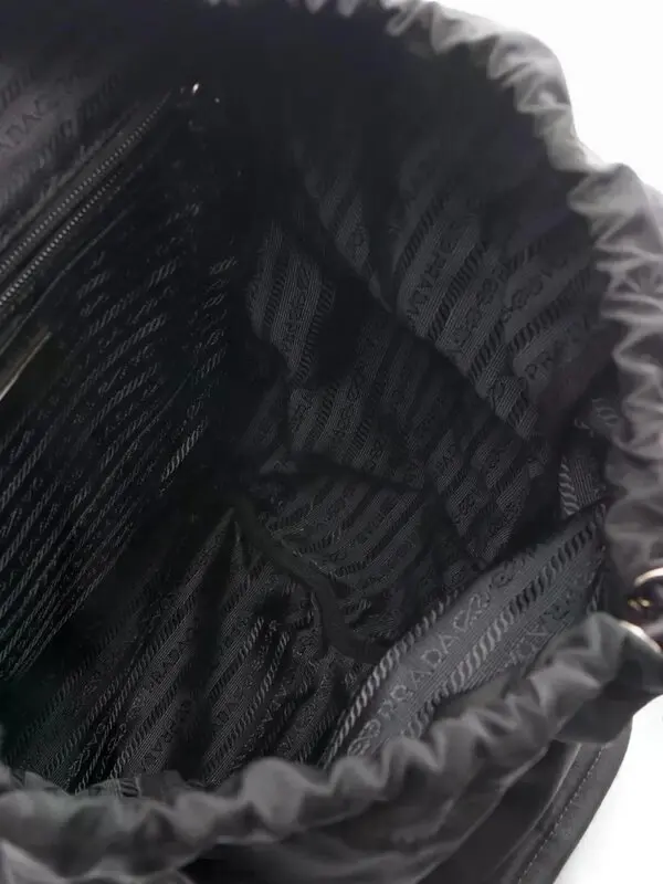 Prada 2010s Triangle Logo Backpack