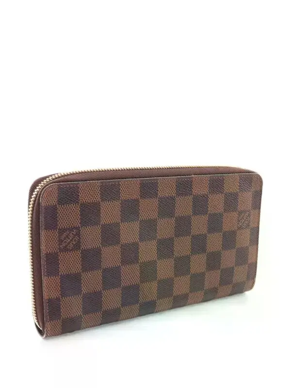 LOUIS VUITTON 2011 Zippy Organiser Damier Ebene Wallet