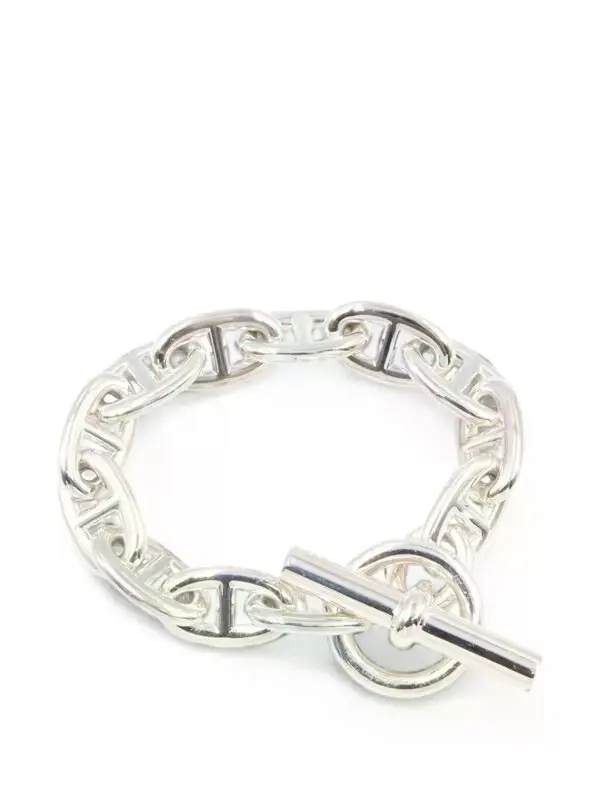 Hermès 2010s Chaîne D'ancre Tgm Bracelet - Silver