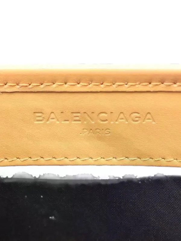 Balenciaga 2010s Navy Cabas Handbag