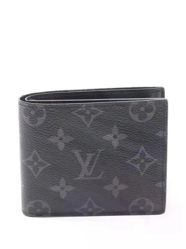 LOUIS VUITTON Portefeuille Marco Nm Monogram Eclipse Bi-fold Wallet - Black