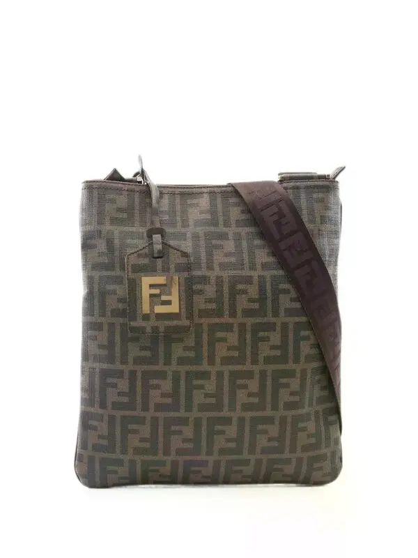Fendi Zucca Shoulder Bag - Brown