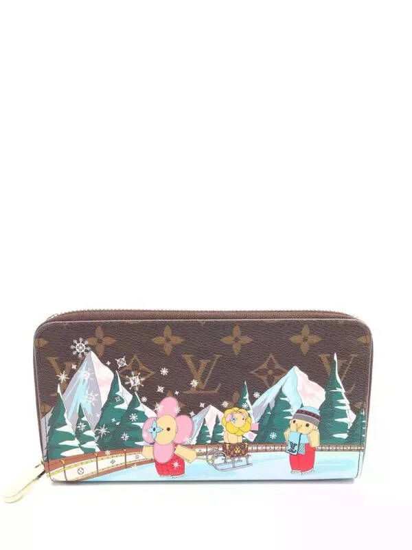 LOUIS VUITTON Monogram Vivienne Zippy Wallet - Brown