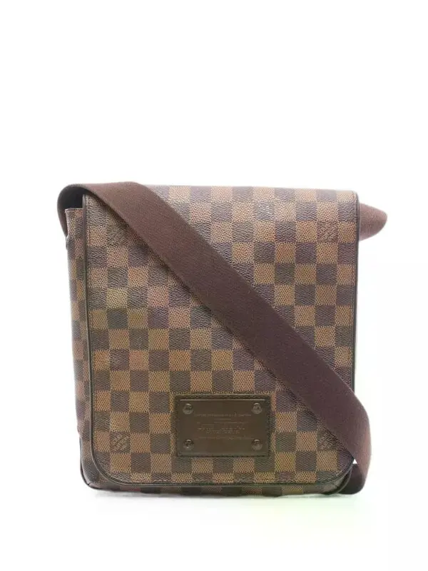 LOUIS VUITTON 2009 Pm Brooklyn Damier Ebene Shoulder Bag - Brown