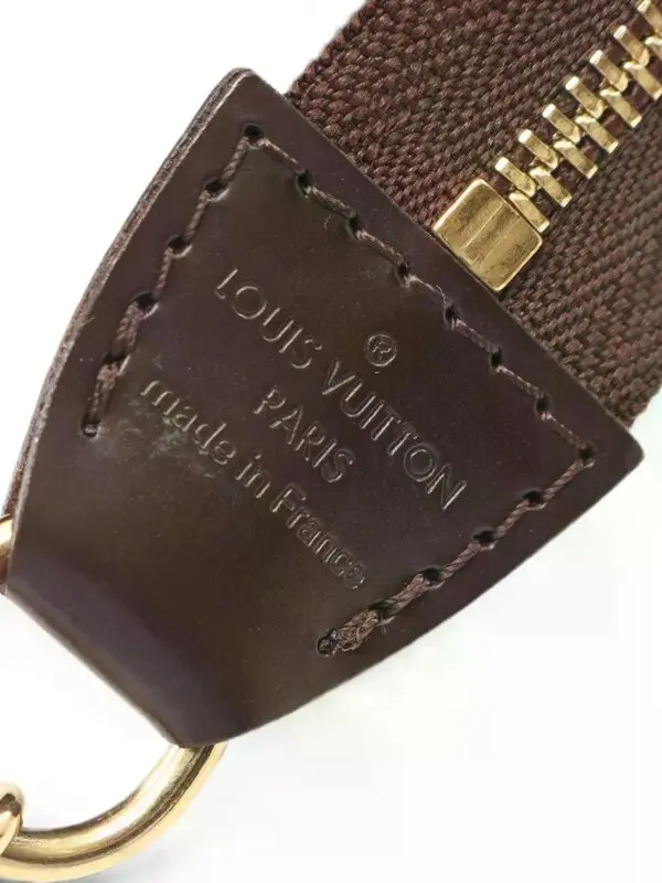 LOUIS VUITTON 2012 Eva Damier Ebene Shoulder Bag