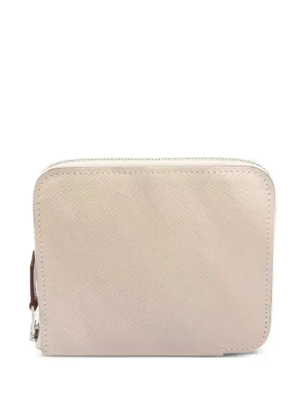 Hermès 2022 Azap Compact Epsom Leather Wallet - Neutrals