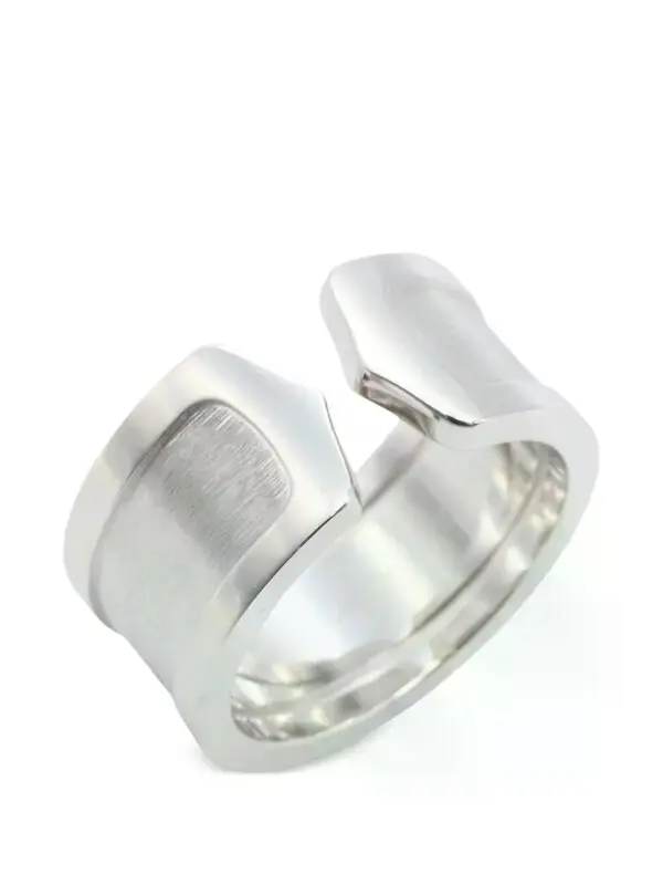 Cartier 2010s C2 Lm Open Ring In White Gold - Silver