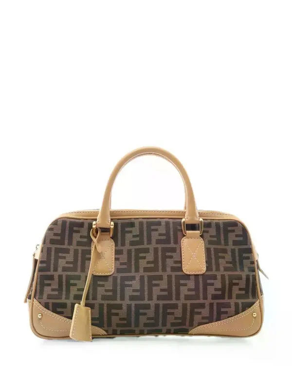 Fendi 2010s Zucca Boston Bag