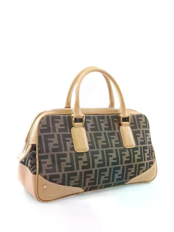Fendi 2010s Zucca Boston Bag