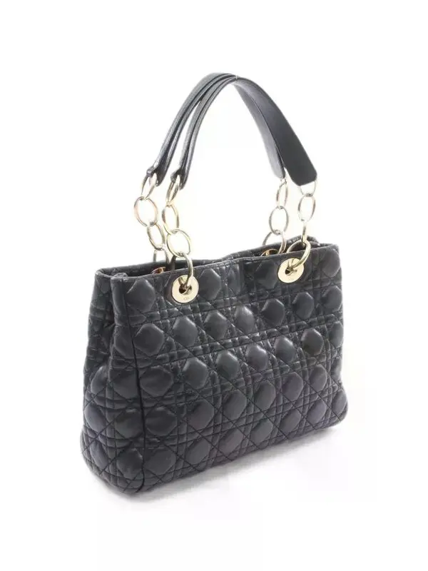 Dior 2000s Cannage Chain Tote Bag