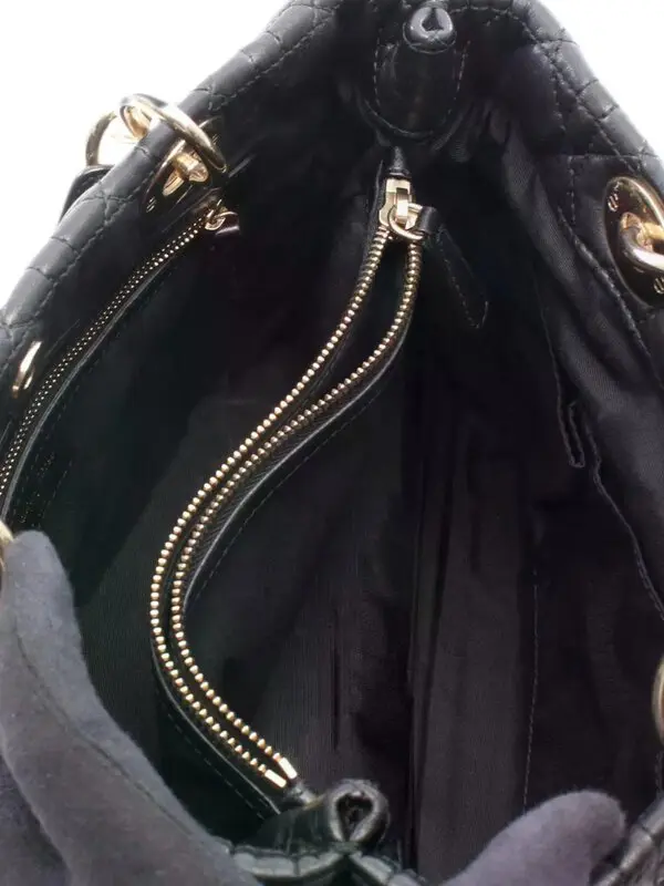 Dior 2000s Cannage Chain Tote Bag