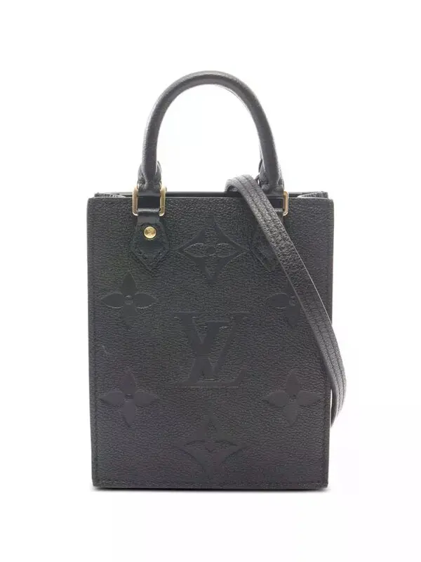 LOUIS VUITTON Monogram Empreinte Tote Bag - Black