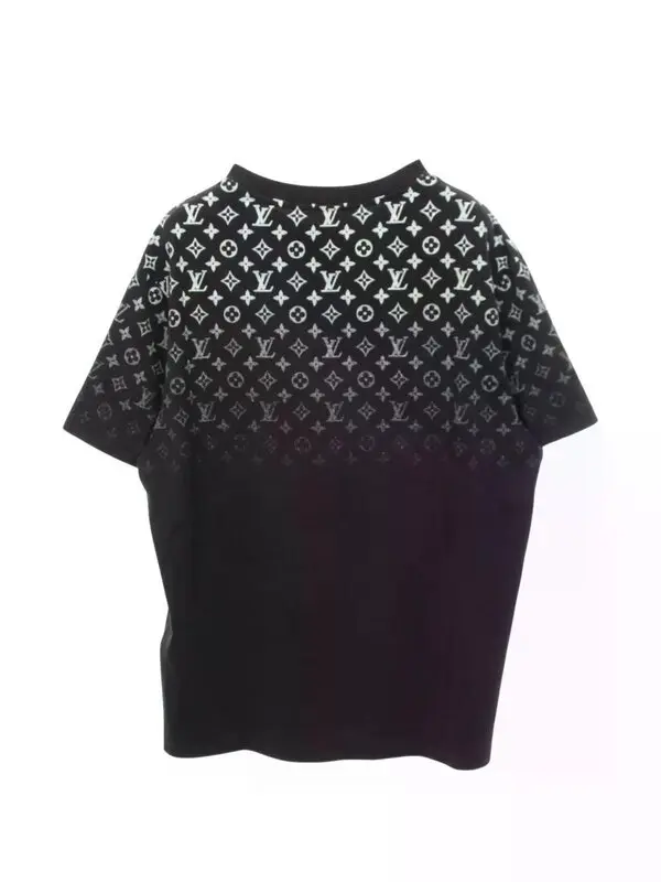 LOUIS VUITTON 2000s Monogram Gradient-pattern Cotton T-shirt