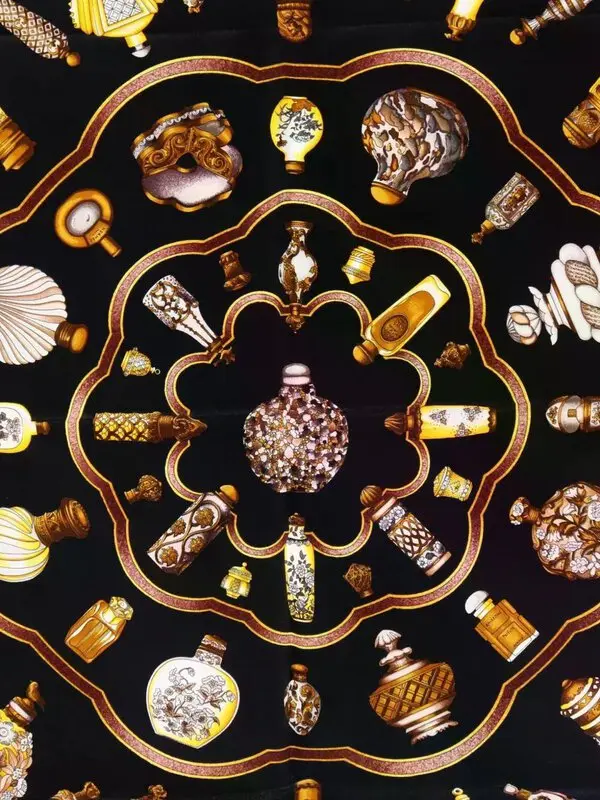 Hermès 2010s Bottle-print Scarf