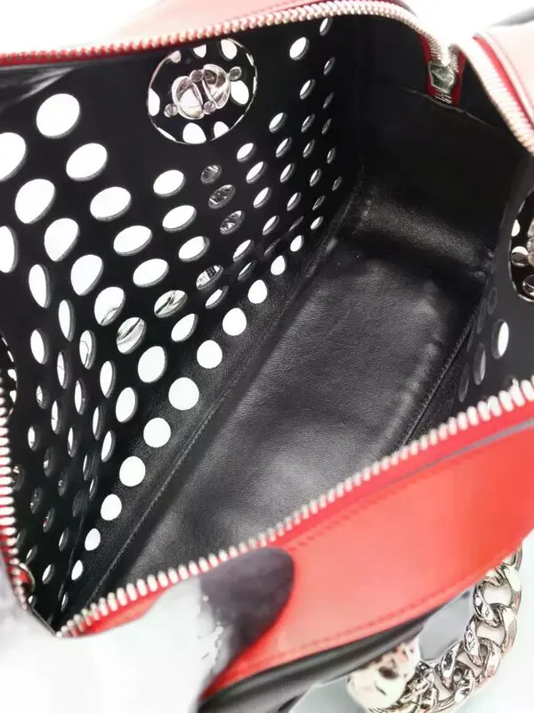 Prada 2010s City Fori Perforated Shoulder Bag