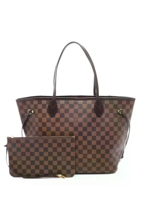 LOUIS VUITTON 2015 Mm Neverfull Tote Bag - Brown