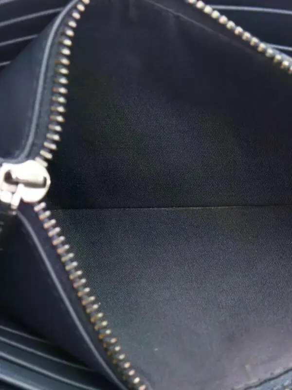Dior 2000s Long Gravity Outline Flap Wallet